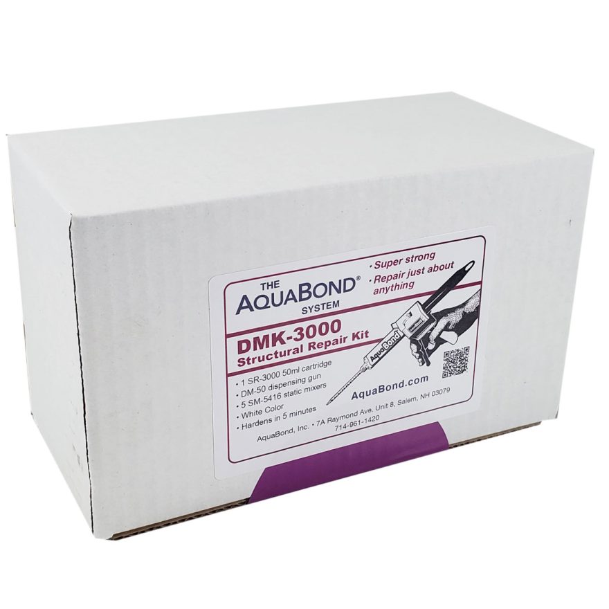 DMK-3000 AquaBond Pool Tile Structural Repair Adhesive Kit White ...