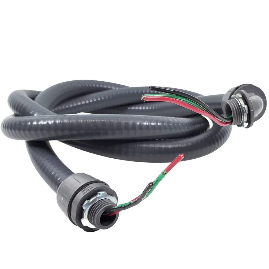 6ft Flexible Conduit Whip Kit 3 Wire 1/2in Liquid Tight – PoolAqua.com